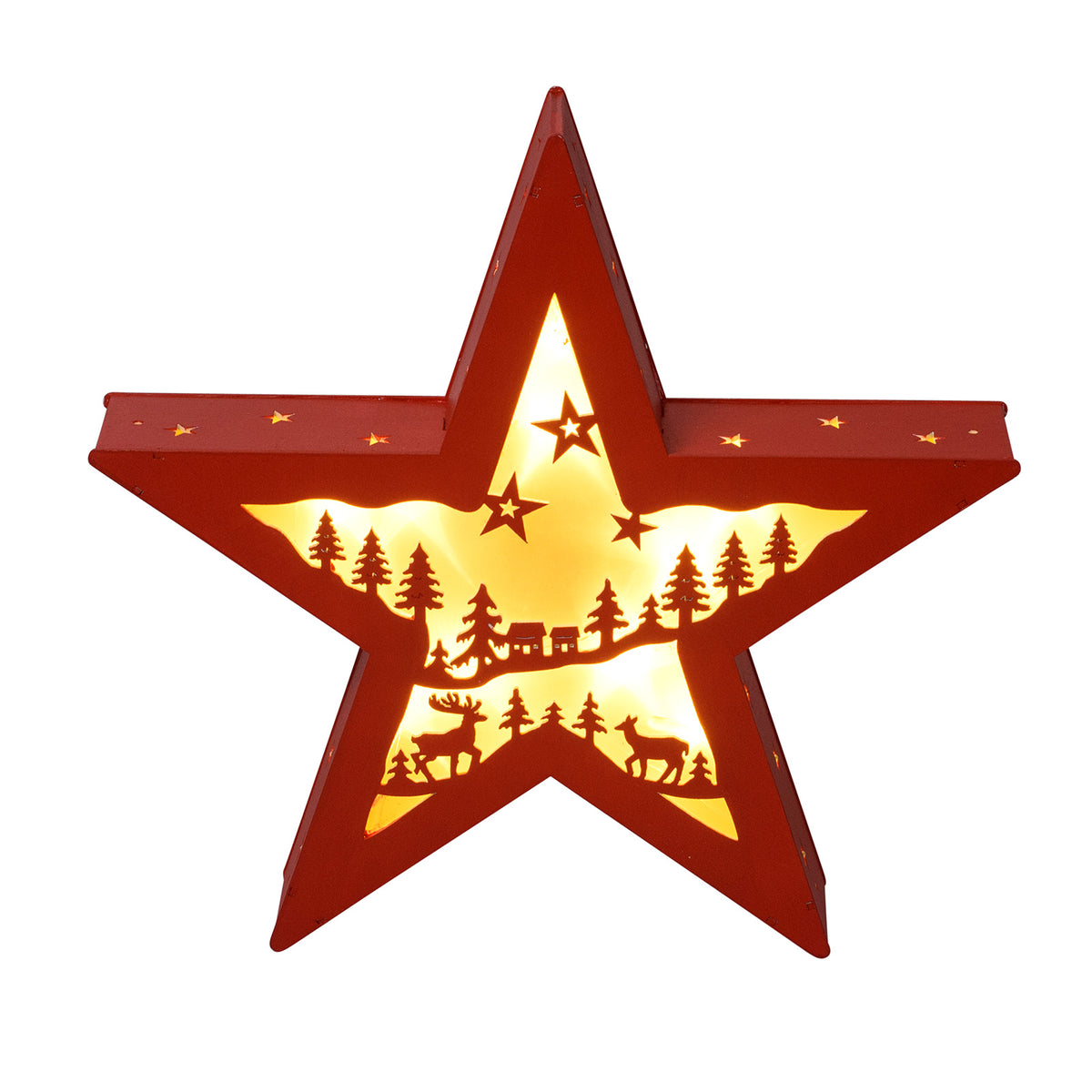 Red Star Christmas Decoration Hire | The Happy Christmas Company